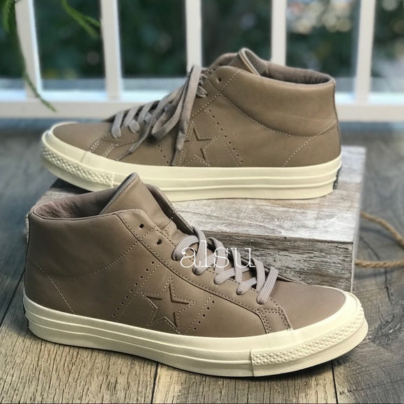 Converse | Shoes | Converse One Star Mid Malted Beige M Authentic ...